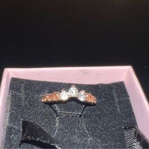 Pandora | Jewelry | Pandora Regal Swirl Tiara Ring Rose Gold | Poshmark